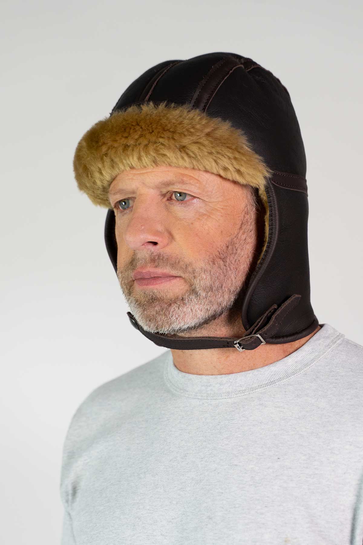Sheepskin Millia Motoring Helmet – Flying Jacket